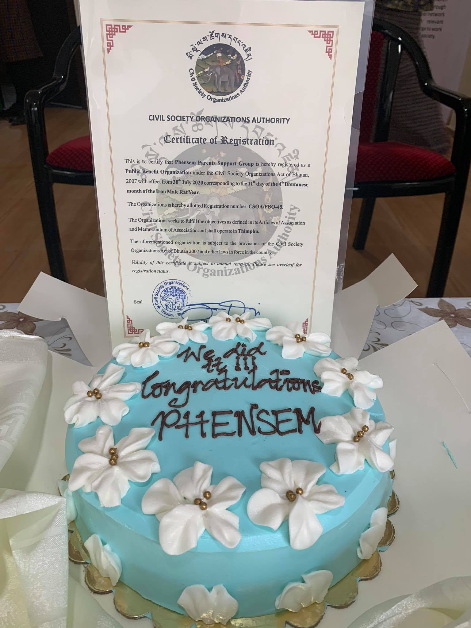 PHENSEM is Registered as a CSO in Bhutan! - Bhutan Foundation