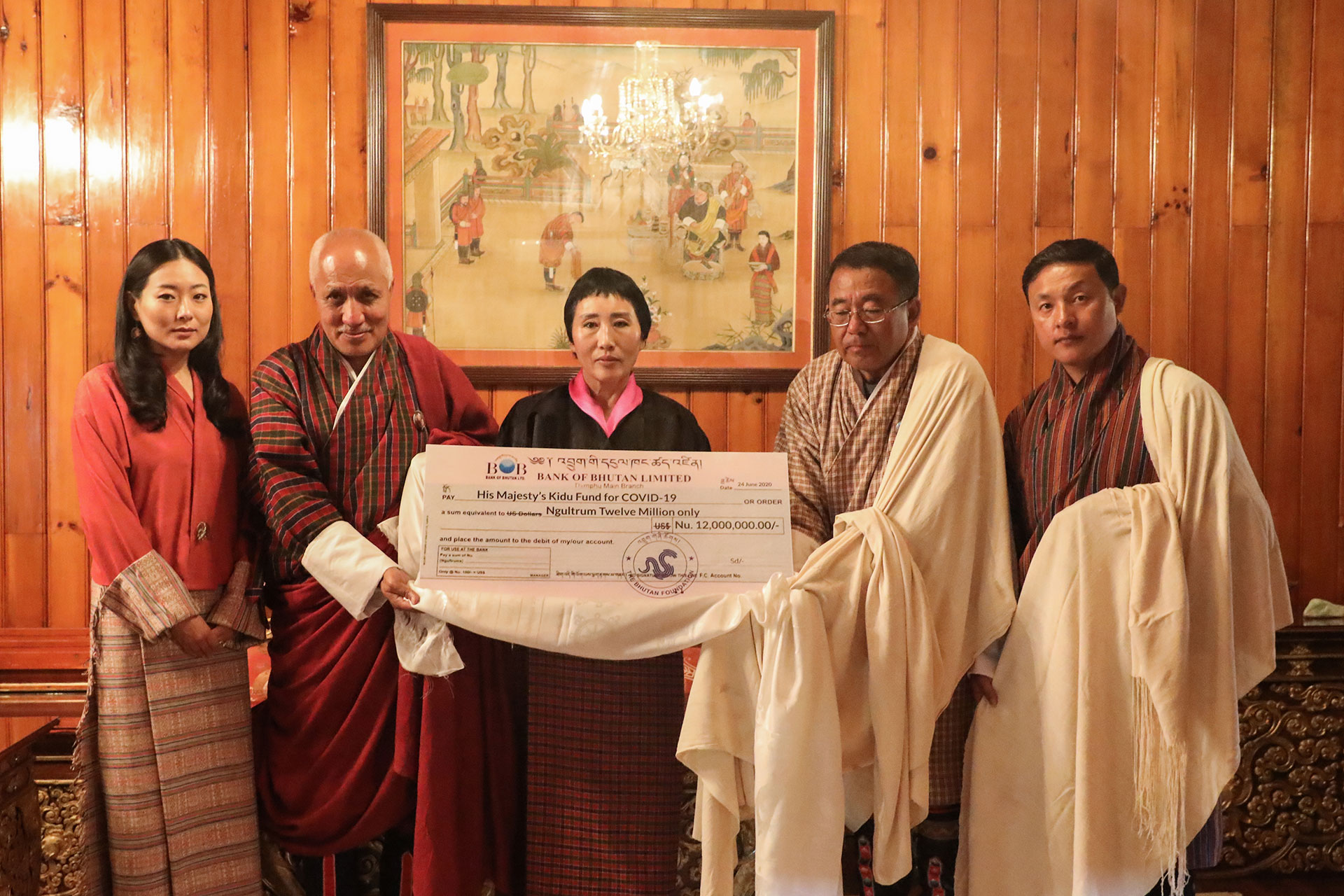 Bhutan Foundation Contributes Nu. 12 Million To His Majesty’s Kidu Fund ...
