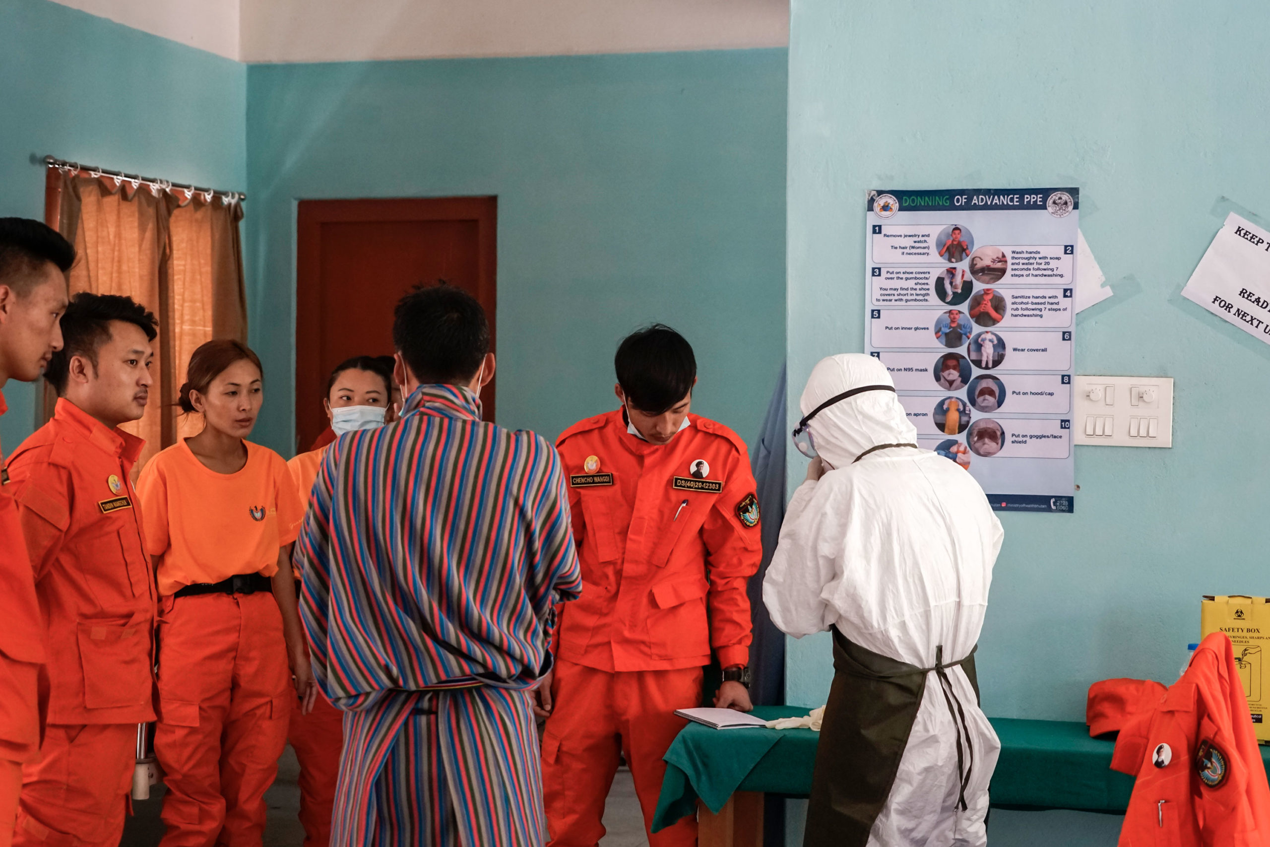 De-Suup Volunteers Trained to Assist Healthcare Workers - Bhutan Foundation