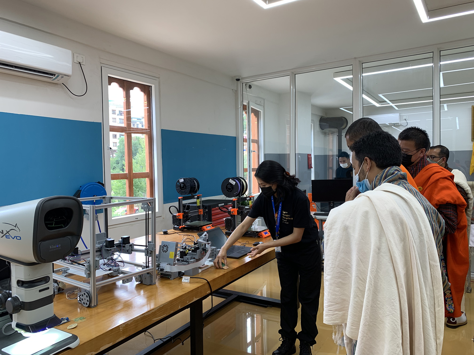 HRH Gyalsey Inaugurates Jigme Namgyel Wangchuck Super FabLab and FabLab ...