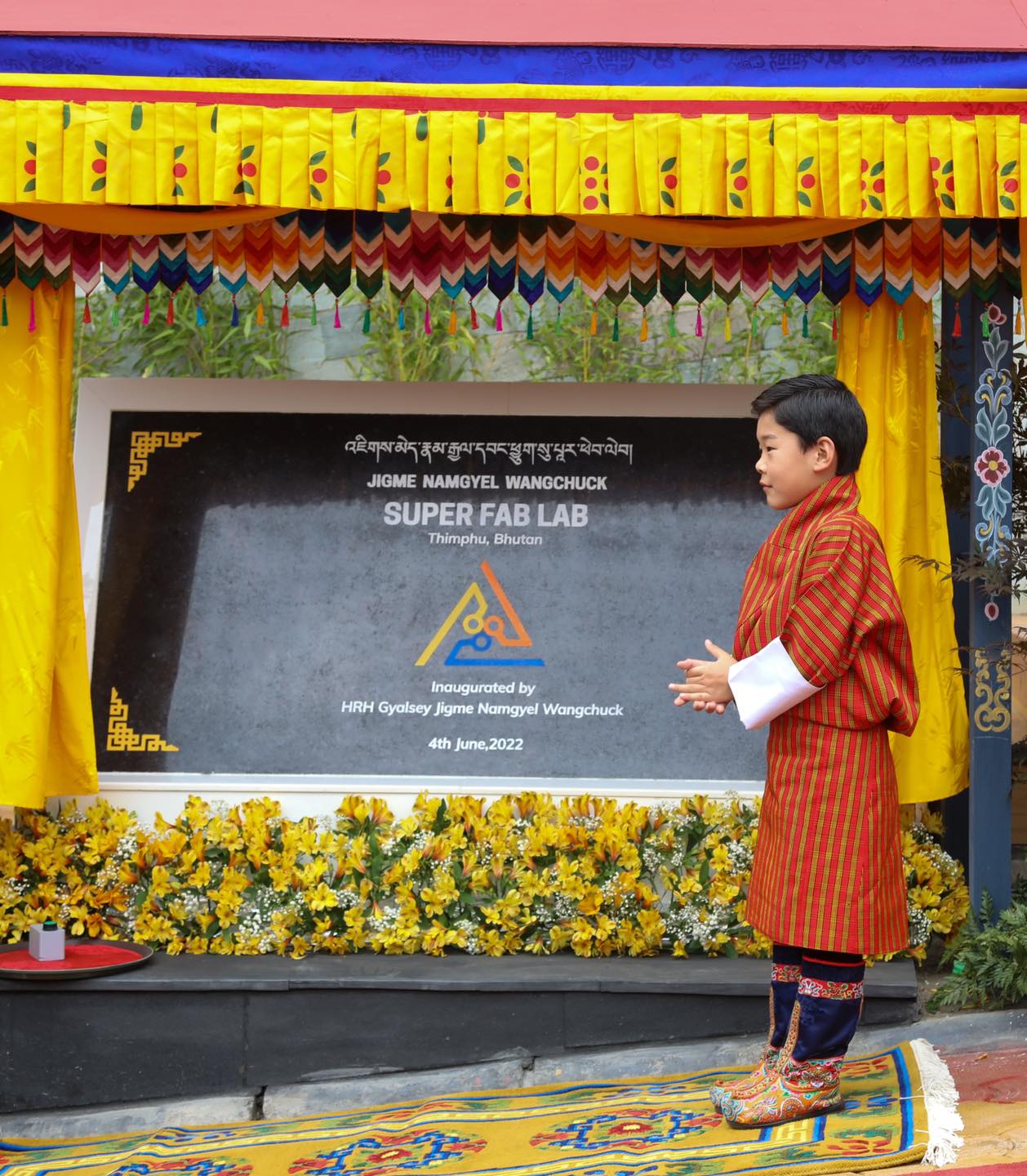 HRH Gyalsey Inaugurates Jigme Namgyel Wangchuck Super FabLab and FabLab ...
