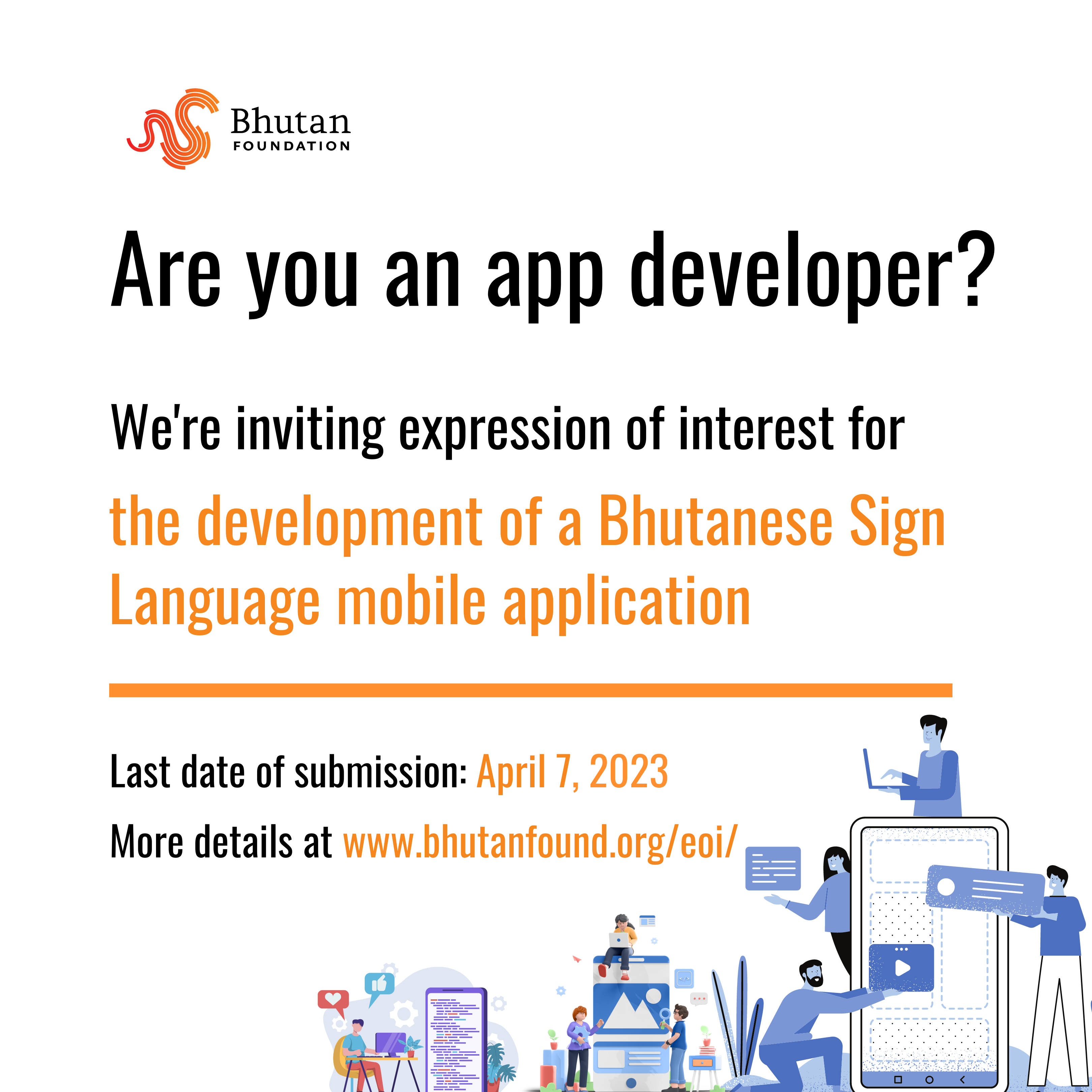 Inviting Expression of Interest for Bhutanese Sign Language Mobile App ...