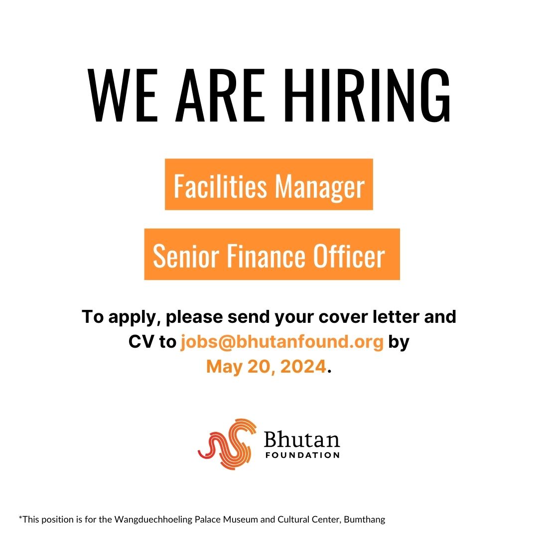 VACANCY ANNOUNCEMENT FOR FACILITIES MANAGER AND SENIOR FINANCE OFFICER ...