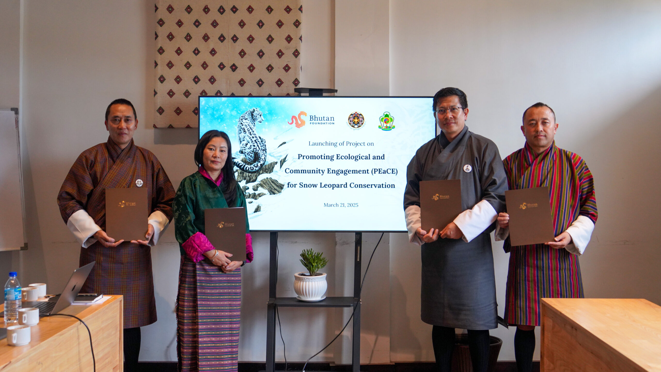 Launch of the Promoting Ecological and Community Engagement for Snow Leopard Conservation ...